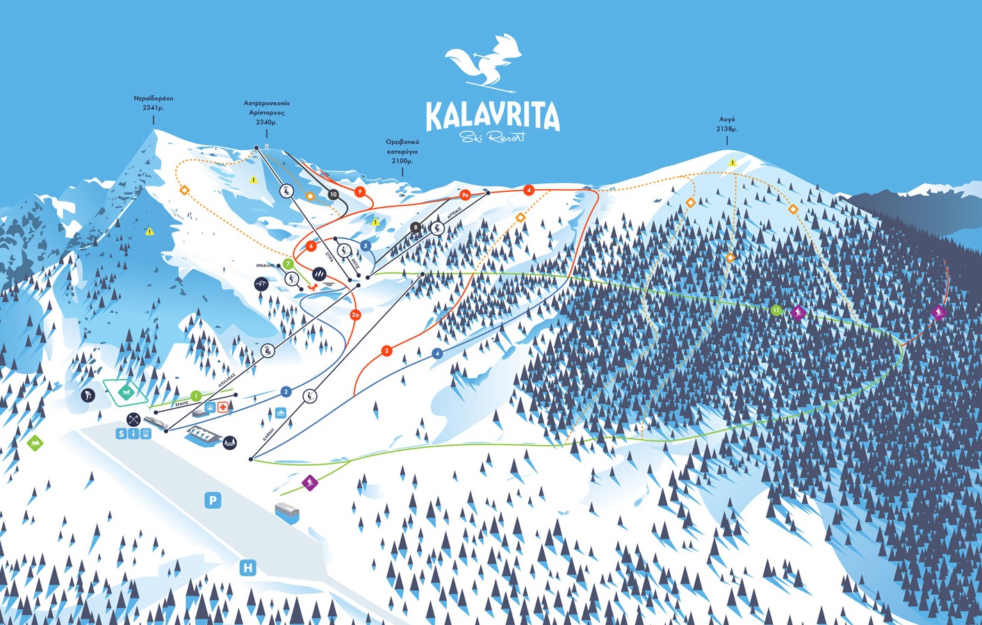 Sciare in Grecia: a Kalavryta dall’Italia prendendo il traghetto ...